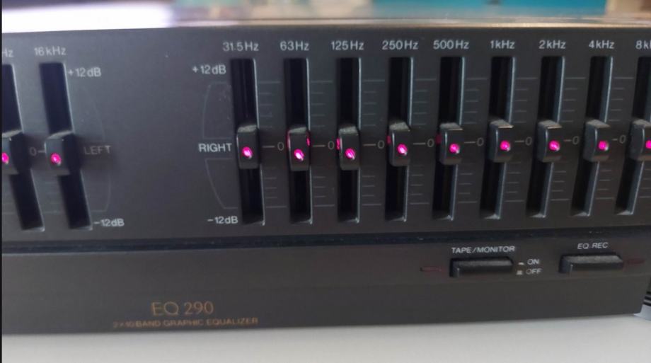 2X10 STEZNI HI-FI GRAFIČNI EQUALIZER PHILIPS EQ 290