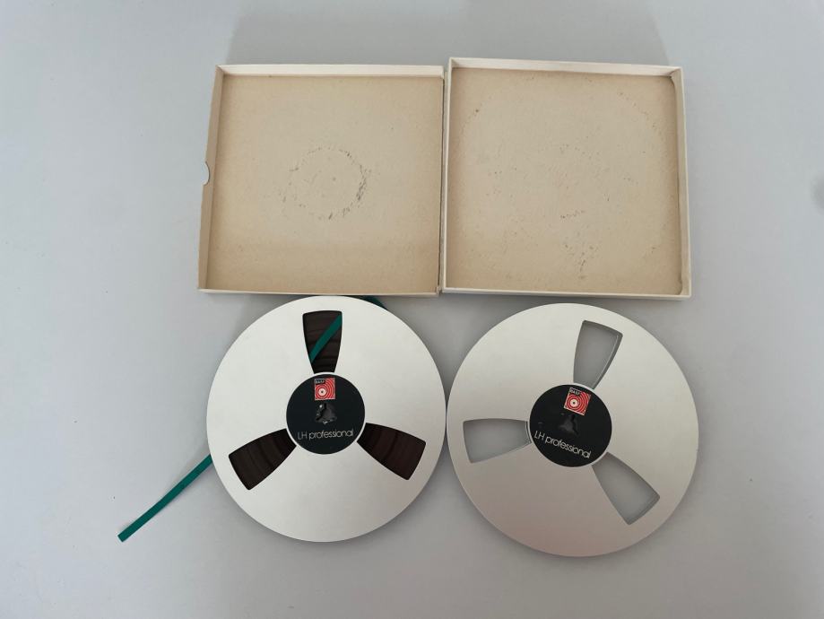 BASF DP26 Metal Reel 7 Reel to Reel Tape Reel Tape Reel 7 oz. 18 cm
