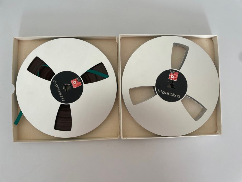BASF DP26 Metal Reel 7 Reel to Reel Tape Reel Tape Reel 7 oz. 18 cm