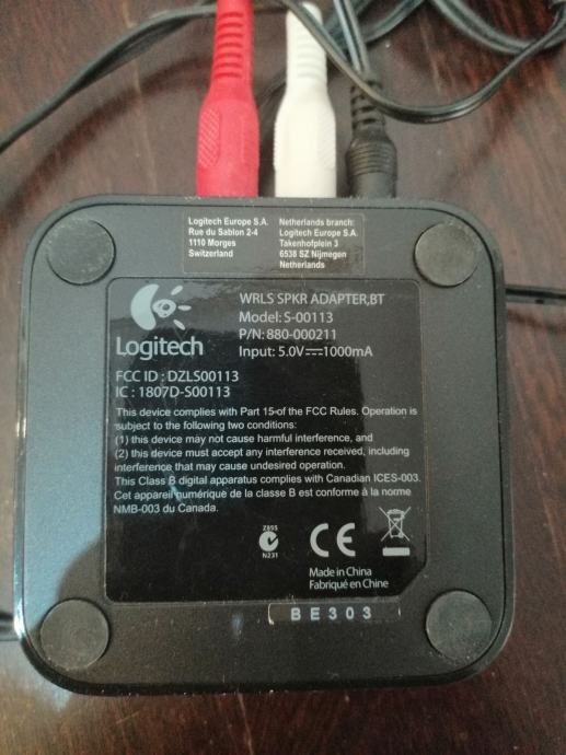 Bluetooth sprejemnik Logitech S-00113