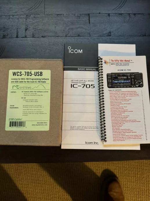 Icom IC-705 HF/VHF/UHF All Mode Portable QRP 5W/10W Transceiver
