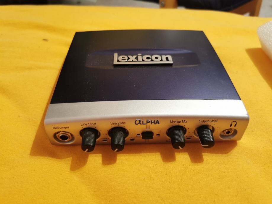 Lexicon Alpha Audio Interface - Avdio vmesnik - Zvočna kartica USB