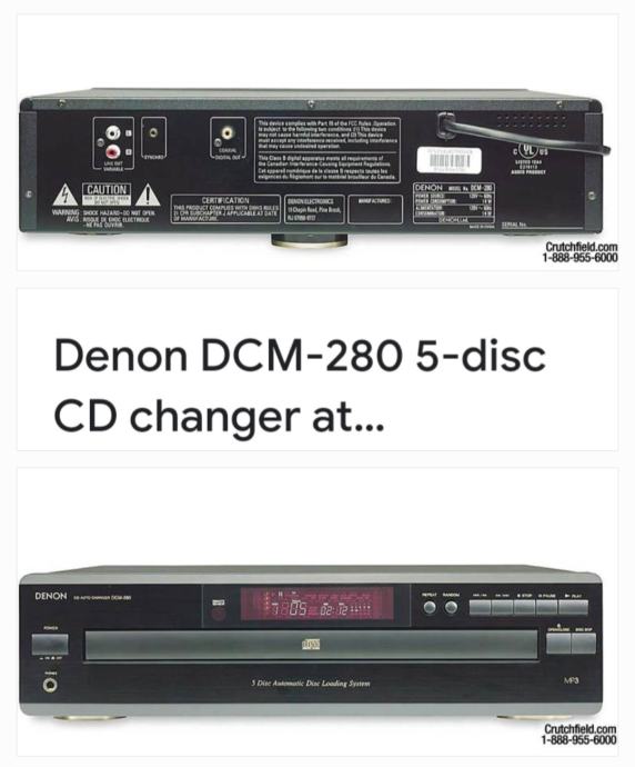Ojačevalec DENON PMA 720AE in DENON 5 CD changer DCM 280