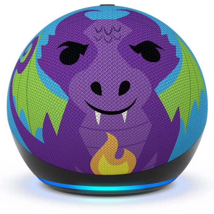 Pametni zvočnik Amazon Echo Dot Kids Dragon (5. generacije) v večbarvn
