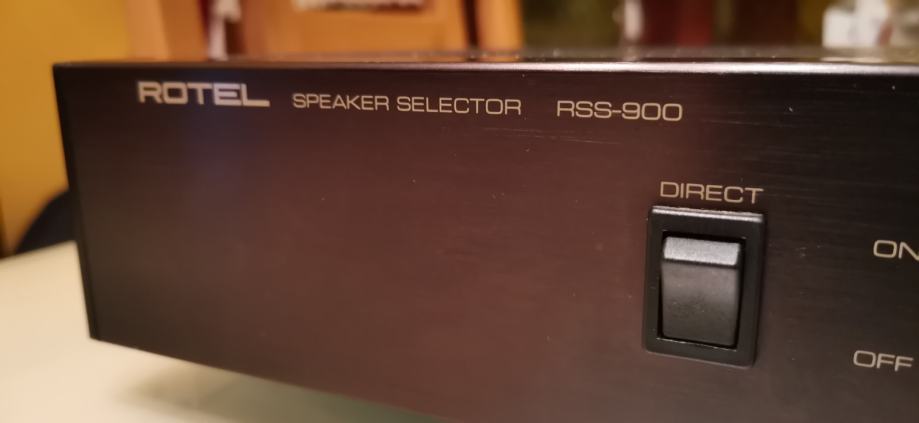 Rotel rss 900 speaker selector
