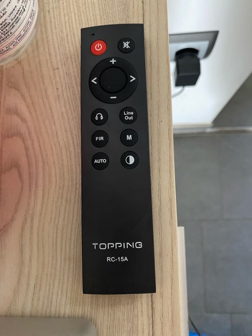 Topping DAC remote RC-15A modeli: D50s,DX3 pro, DX7,D90 itd