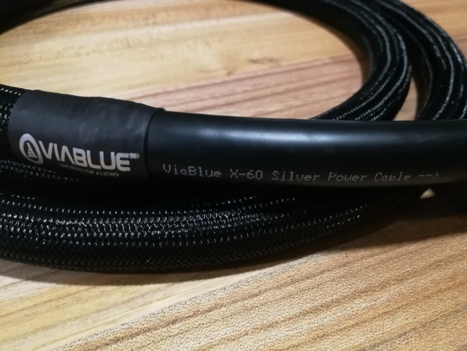 Viablue Silver Power Cable X-60 2m
