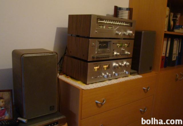 Vintage ROTEL DC ojačevalec RA 714, tuner RT 726 in RA25F