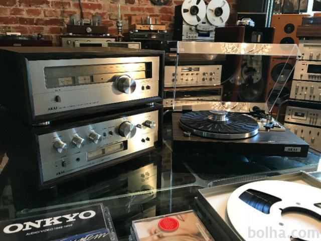 Vintage ROTEL DC ojačevalec RA 714, tuner RT 726 in RA25F