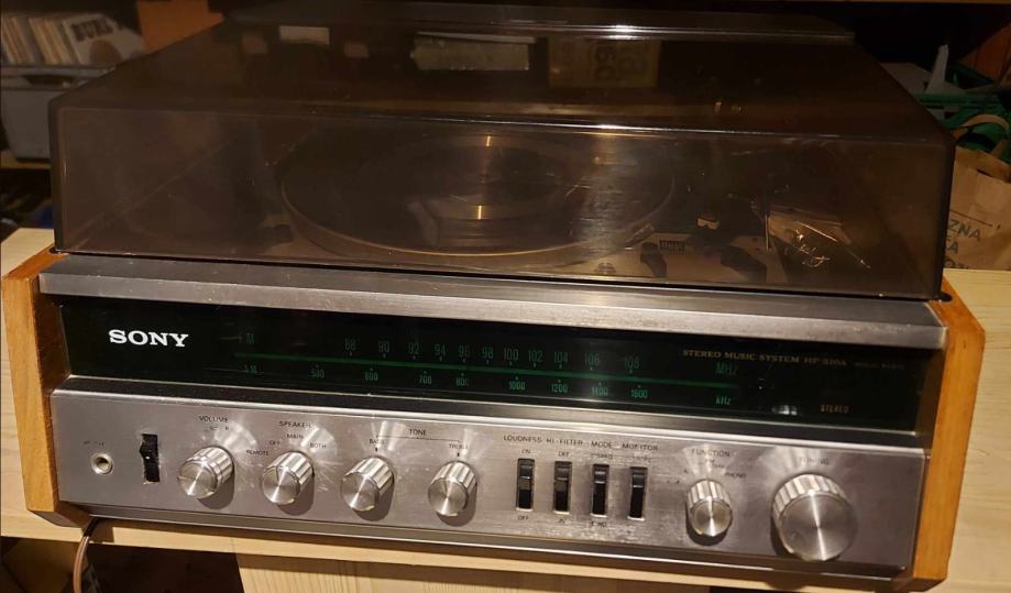 Vintage SONY receiver-gramofon-zvočniki