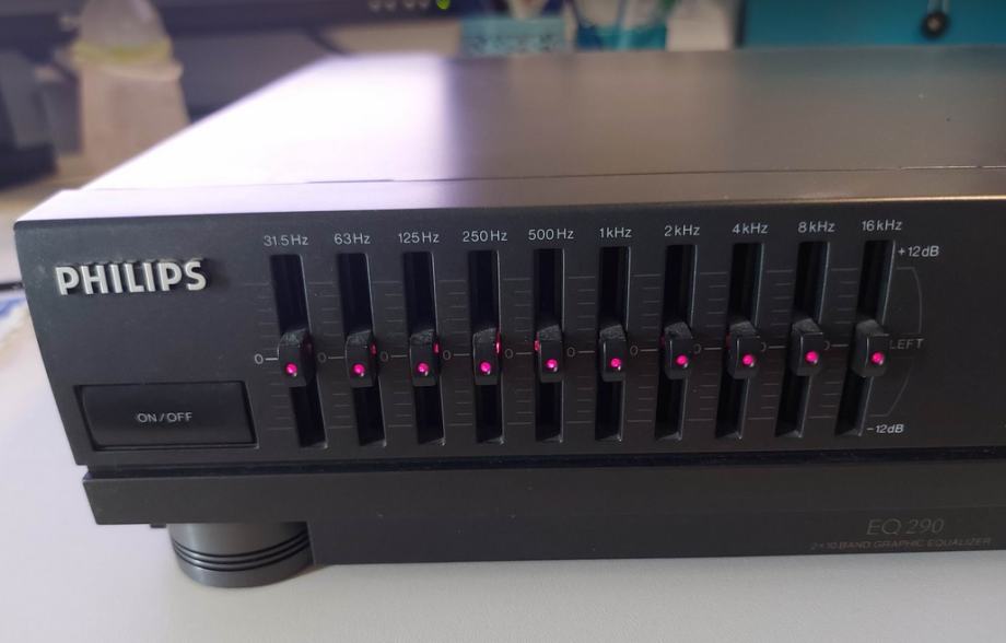 2X10 STEZNI HI-FI GRAFIČNI EQUALIZER PHILIPS EQ 290
