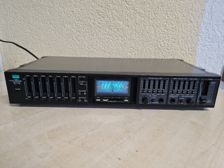 SANSUI RG-710, STERO GRAPHIC EQUALIZER