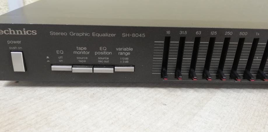 TECHNICS SH-8045 STEREO GRAPHIC EQUALIZER, VINTAGE