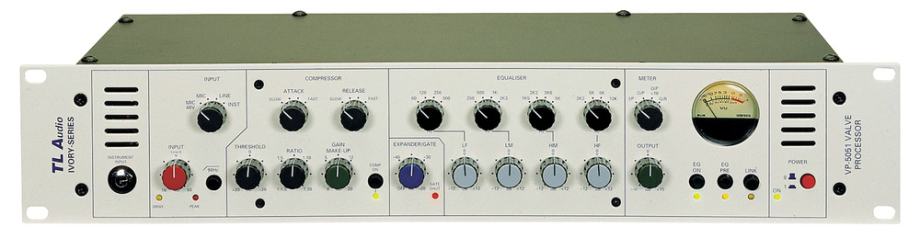 TL Audio TLA VP-5051 Ivory Series Mono Valve Processor Tube Preamp EQ