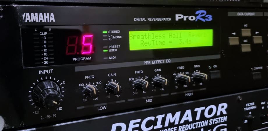 Yamaha ProR3 Digital Reverberator, Reverb