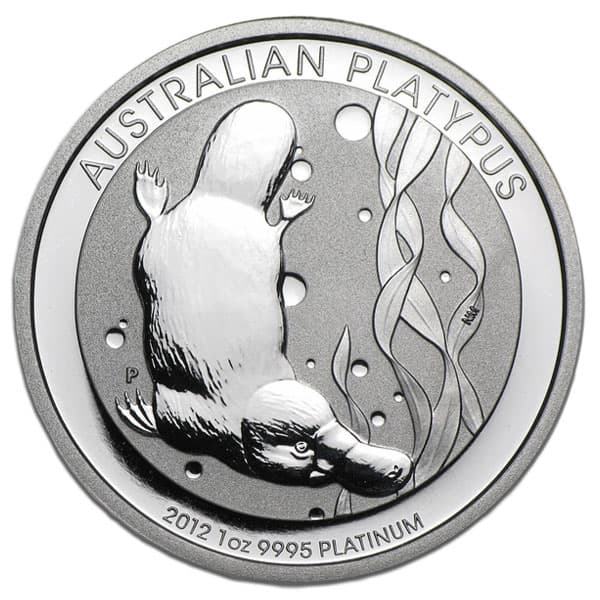 Platina 1 unča 1 oz. kljunaš platypus