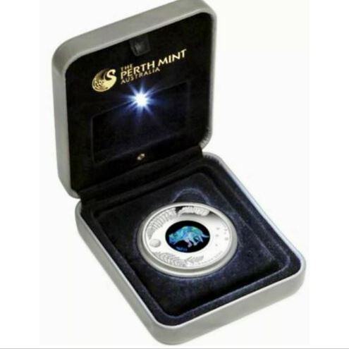 Srebrnik 1oz OPAL Tasmanski vrag Proof