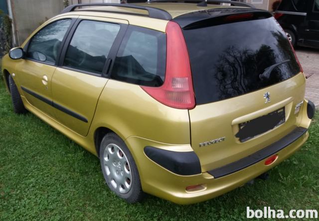 Peugeot 206 Break 1.4 sw, letnik 2004, 215000 km, bencin, 2004 l.