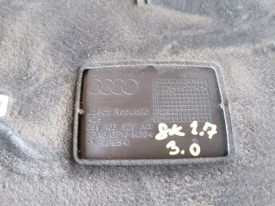 Audi a4 a5 8k zaščitni pokrov motorja