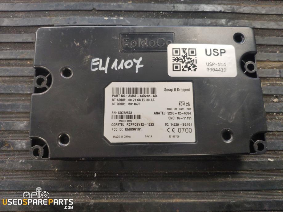 BLUETOOTH MODUL, FORD MONDEO MK5, 2017