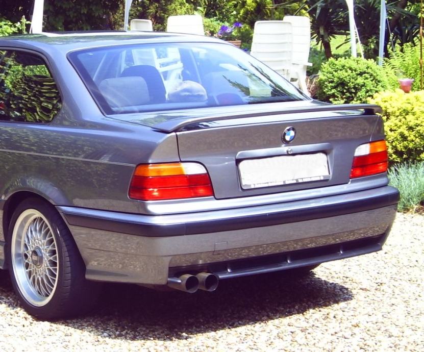BMW E36 coupe, OEM Pfeba KBA37088 spoiler (spojler)