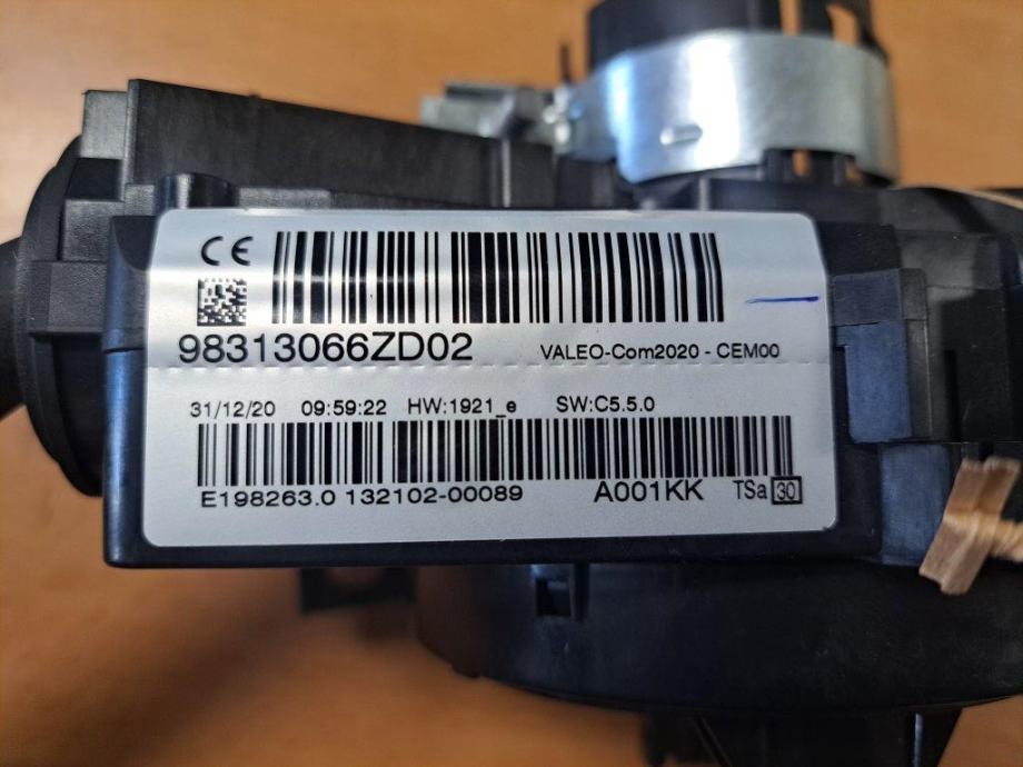 Citroen C4 2021 navitje volana ročica za brisalce luči 98313066zd02