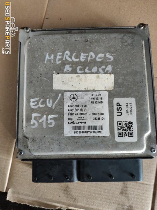 ECU MOTORNI RAČUNALNIK MERCEDES B-CLASS W246 180 CDI