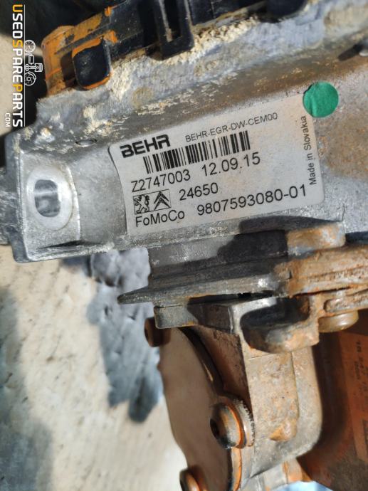 EGR VENTIL + TERMOSTAT + VAKUMSKI REZERVOAR FORD KUGA 2