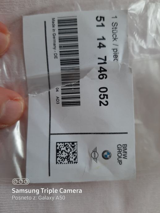OEM BMW znacka za prtljaznik