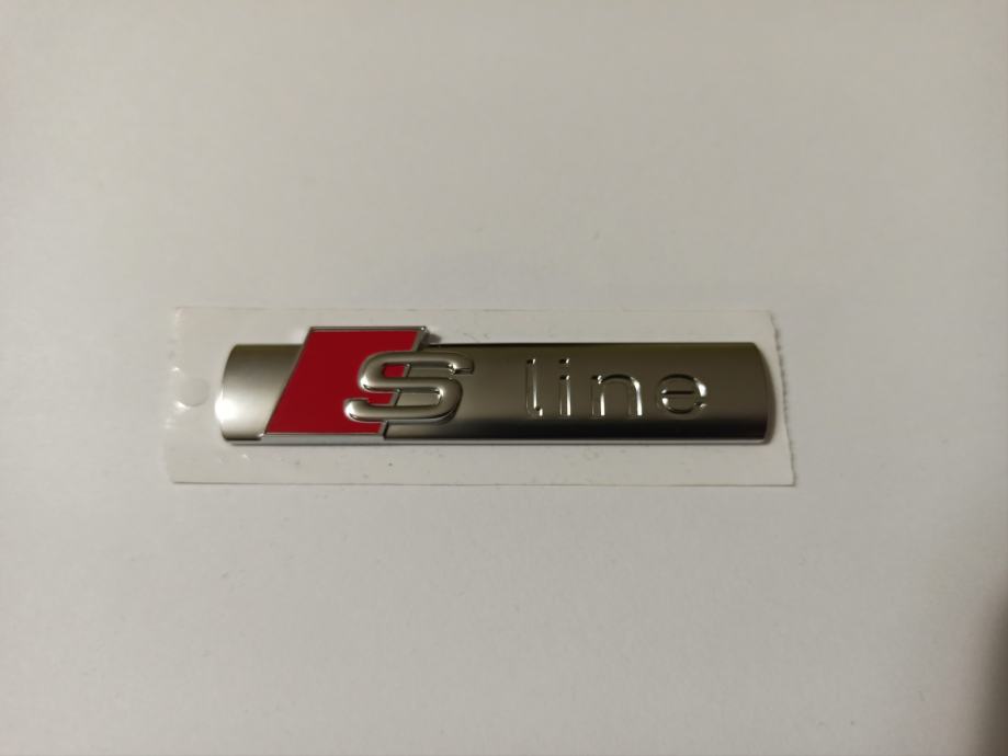 Original Audi S-Line emblem (3D nalepka)