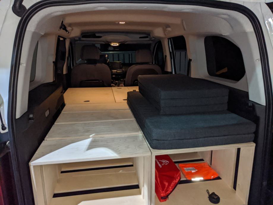 Predelava Berlingo (Rifter) XL microcamper