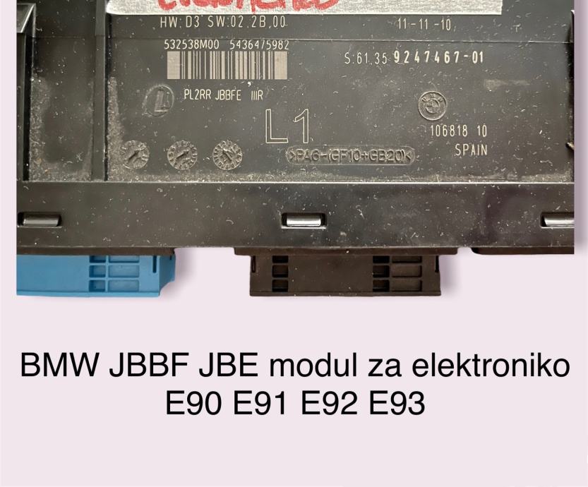 Bmw modul za elektroniko E92 JBF JBE JBFF e92 e91 e90 e93Junction box