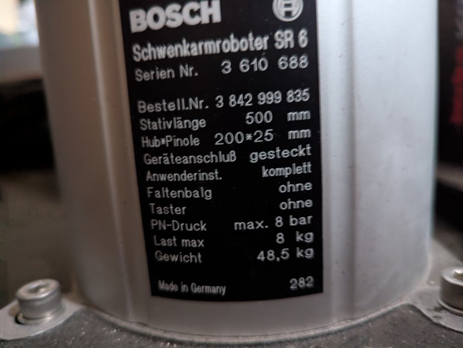 Bosch Turbo Scara industrijski robot SR8 SR6 ni Kuka ABB Fanuc Epson