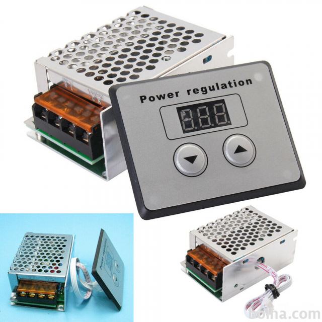 Digitalni 220 V 4000W AC SCR napetostni regulator