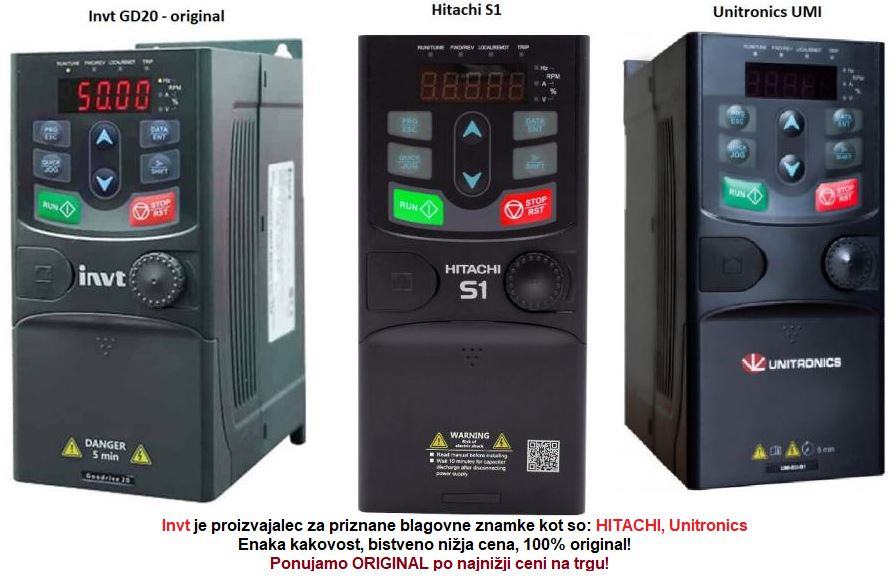 Frekvenčni regulator frekvenčnik pretvornik NOV, VEČ MODELOV