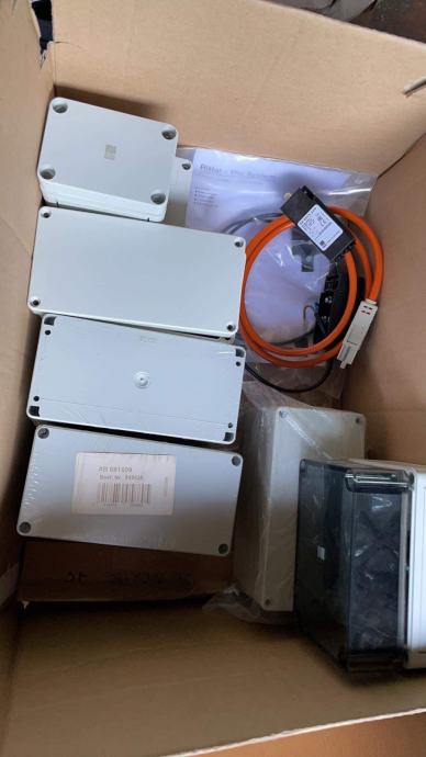 Rittal omare, AGRO uvodnice, razen elektro material.
