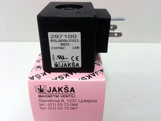 Tuljava JAKŠA TM35 230VAC za elektro magnetni ventil
