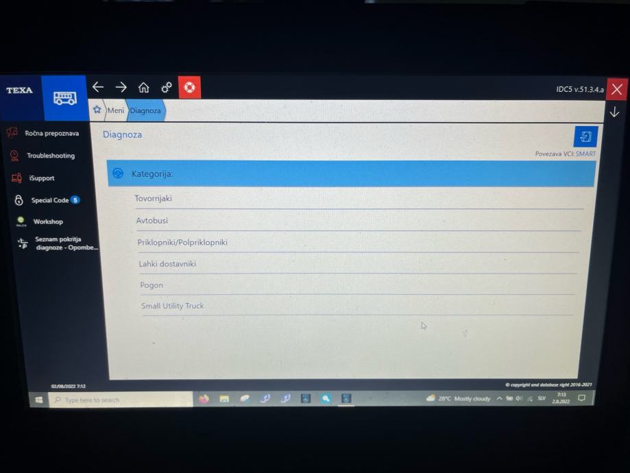Diagnostika texa idc 5