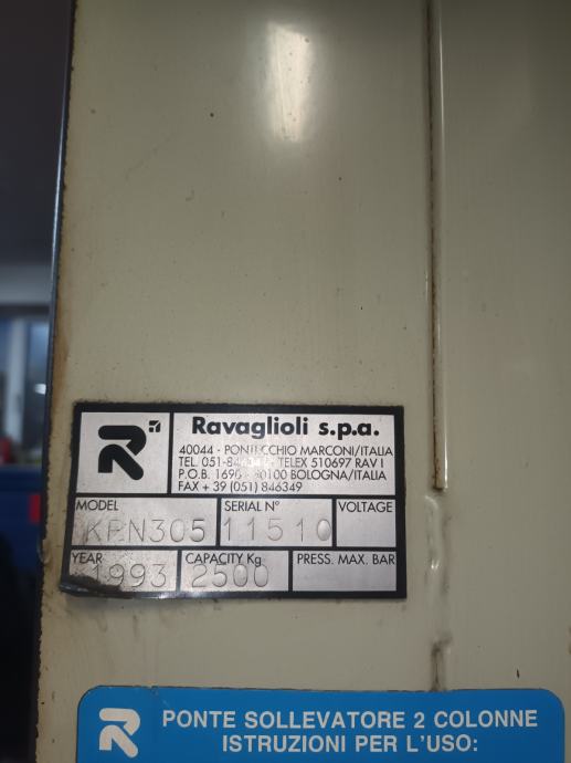 DVIGALO avtodvigalo Ravaglioli