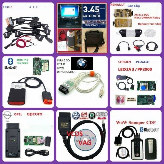 OBD 2 DIAGNOSTIKA TESTER LEXIA CAN CLIP OP COM VAG COM SNOOPER