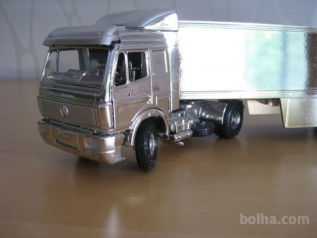 1:43 Mercedes SK PROMO CHROME model iz leta 1989 RARITETA