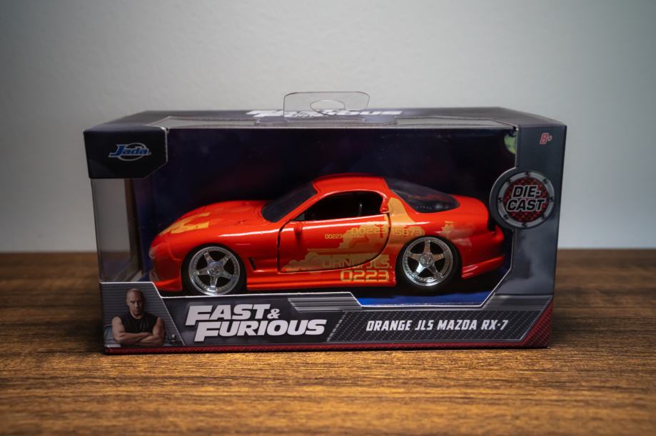 JADA 1:32 Fast and Furious Mazda rx7 - orange jls