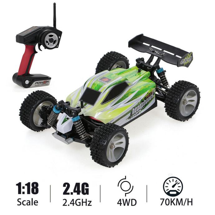 RC AVTO AVTOMOBIL 4WD ZELO HITER 70km/h KOMANDA 2,4GHz BUGGY