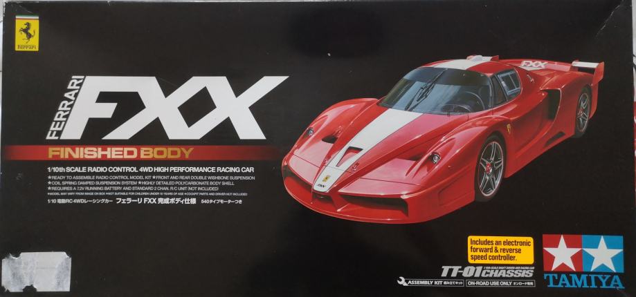 TAMIYA Ferrari FXX 1/10 4WD RC FINISHED BODY