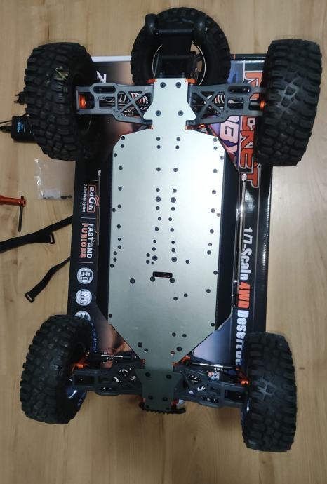 ZD Racing DBX-07 1:7 fiber grey 80km/h 4x4 avto ESC 150a brushle