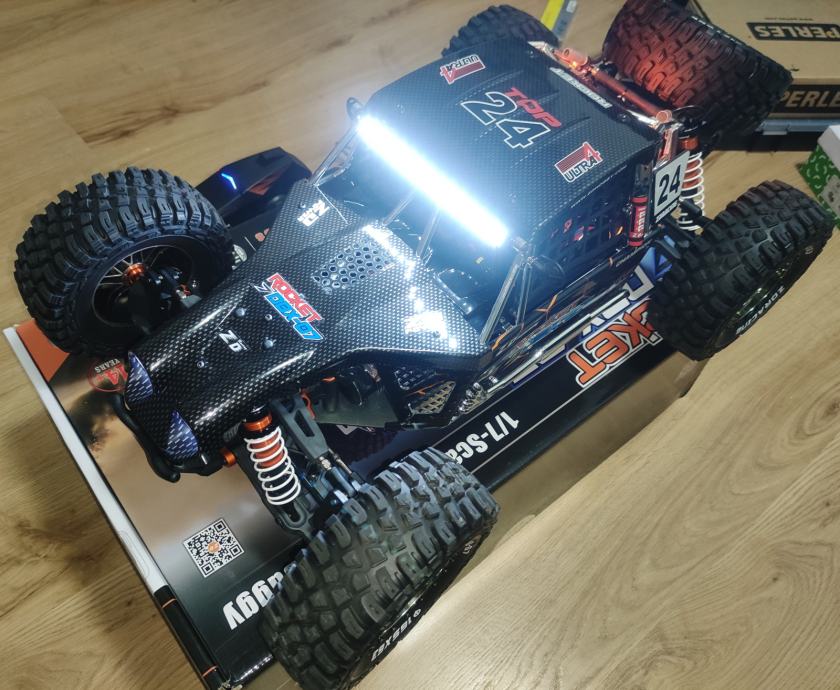 ZD Racing DBX-07 1:7 fiber grey 80km/h 4x4 avto ESC 150a brushle