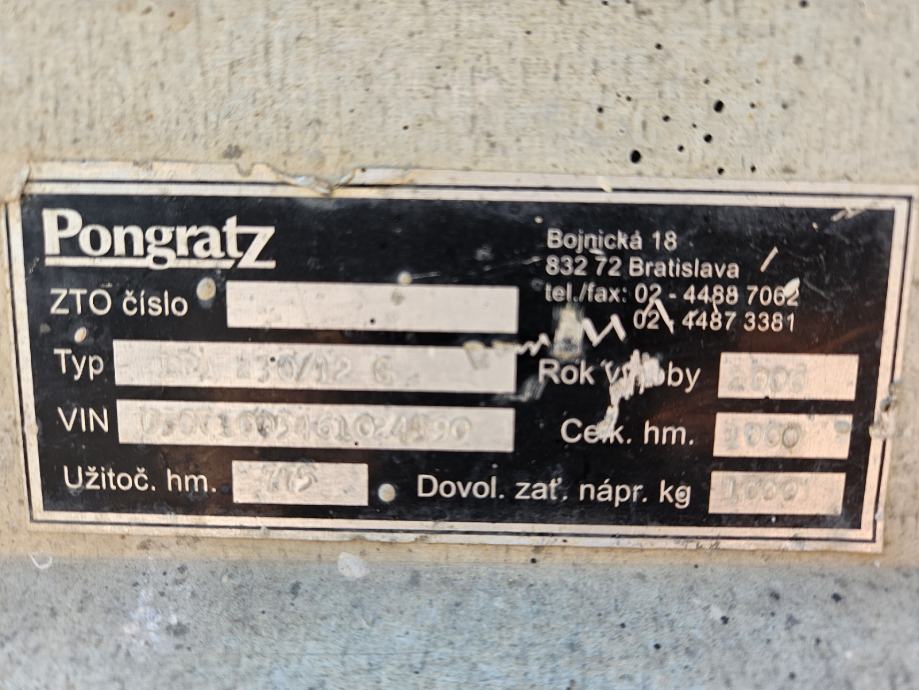 Prikolica PONGRATZ LPA 230/12 G