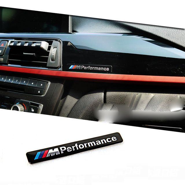 BMW 3D nalepka M-performance emblem logo ?rn