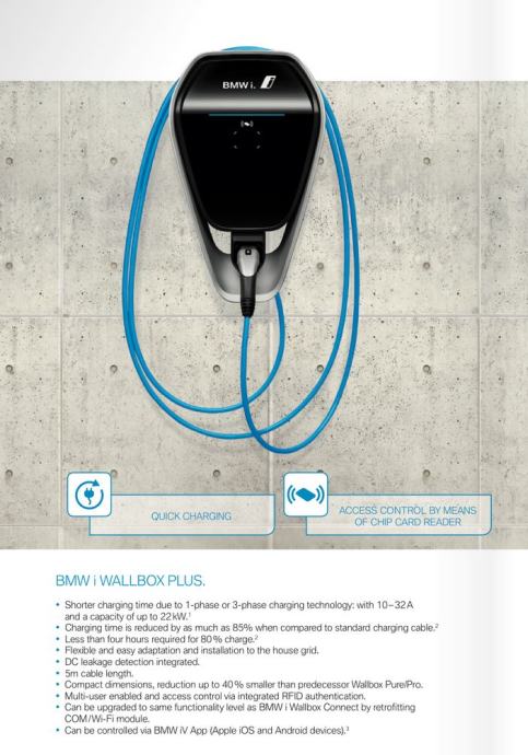 BMW Wallbox Plus 22kW polnilnica za električne avte