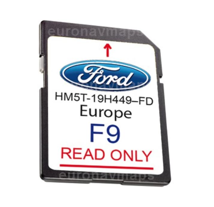 Ford SD navigacija karte SYNC2 Europa 2021